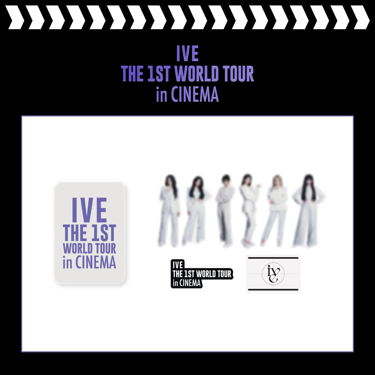 IVE - [THE 1ST WORLD TOUR in CINEMA] (POP-UP STORE MD STICKER PACK) – kpopalbums.com
