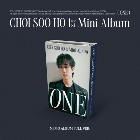 CHOI SOOHO - [ONE] 1st Mini Album NEMO Version – kpopalbums.com