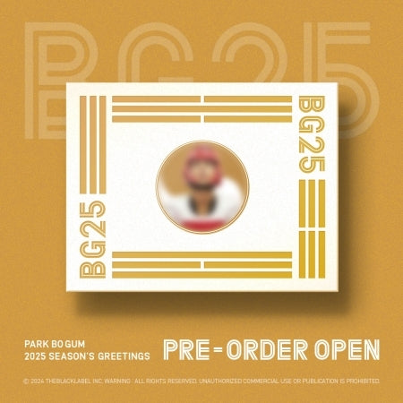 PARK BOGUM - [BG25] 2025 SEASON’S GREETINGS – kpopalbums.com