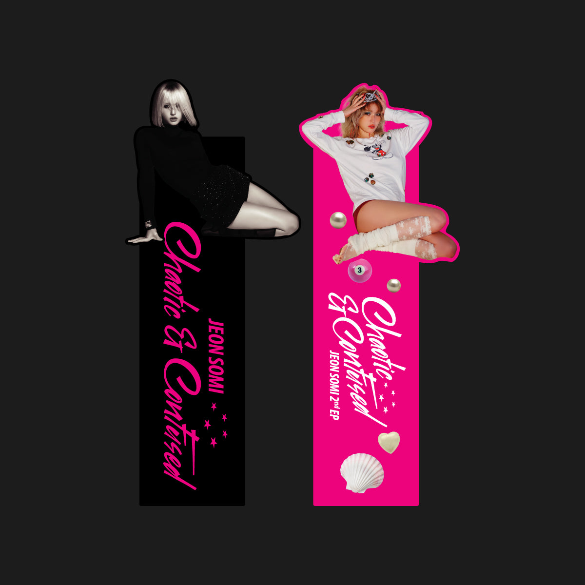 JEON SOMI - [Chaotic & Confused] (OFFICIAL MD BOOK MARK SET ...