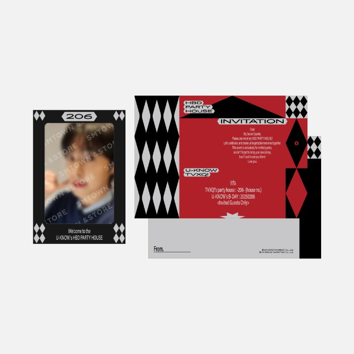 U-KNOW - [ARTIST BIRTHDAY] OFFICIAL MD PARTY CARD – kpopalbums.com