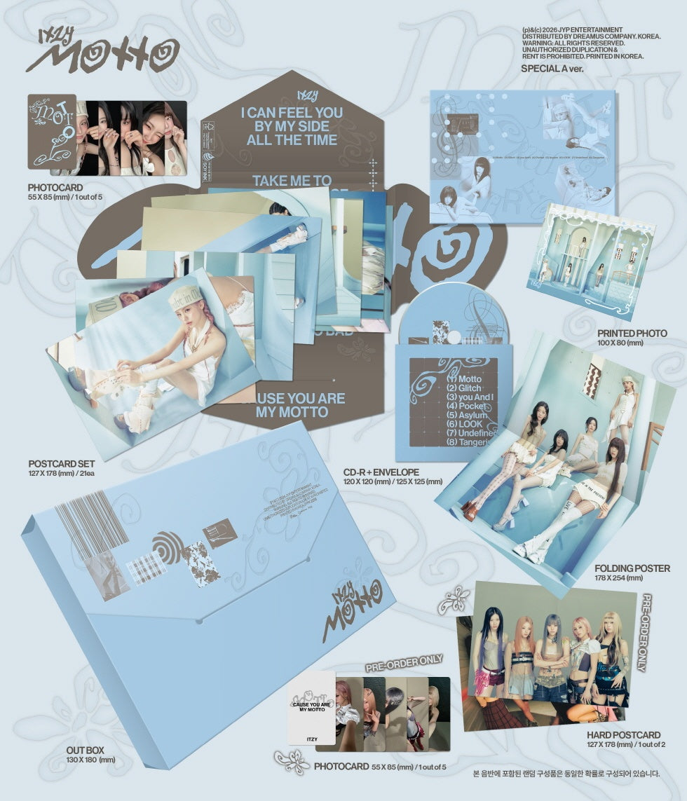 ITZY - [MOTTO] Mini Album SPECIAL A Version – kpopalbums.com