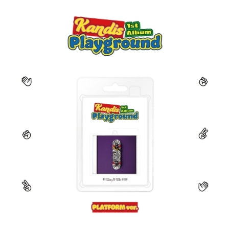 KANDIS - [PLAYGROUND] 1st Album PLATFORM 4 Version SET – kpopalbums.com