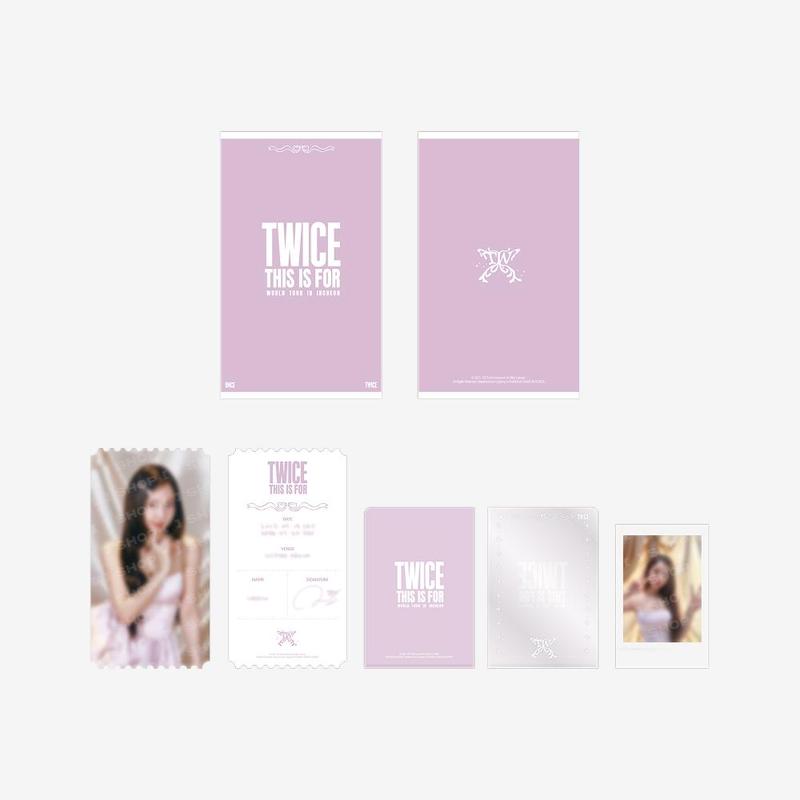 TWICE - [THIS IS FOR] WORLD TOUR MD SPECIAL TICKET SET – kpopalbums.com