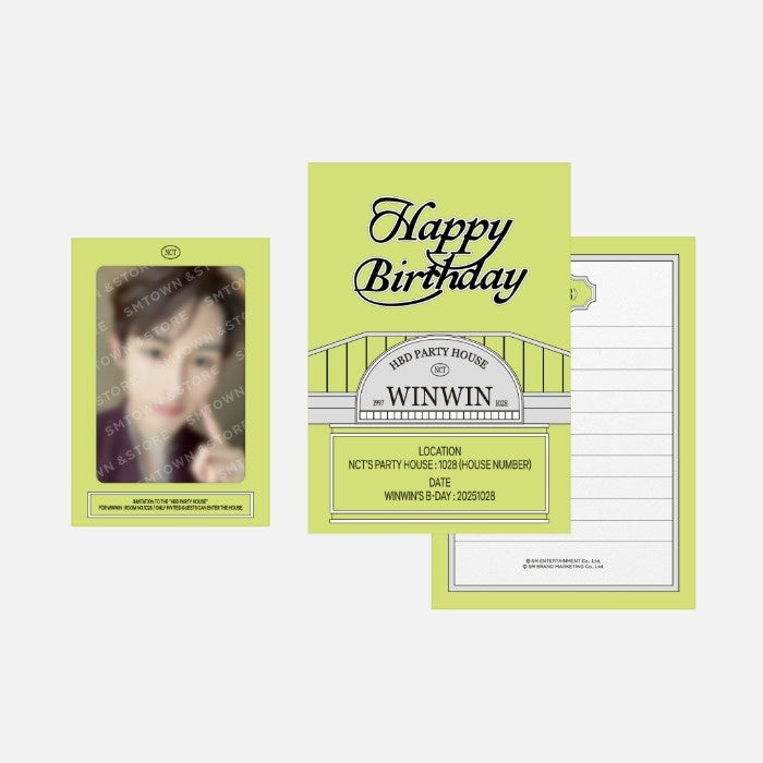 WINWIN - [ARTIST BIRTHDAY] OFFICIAL MD PARTY CARD – kpopalbums.com