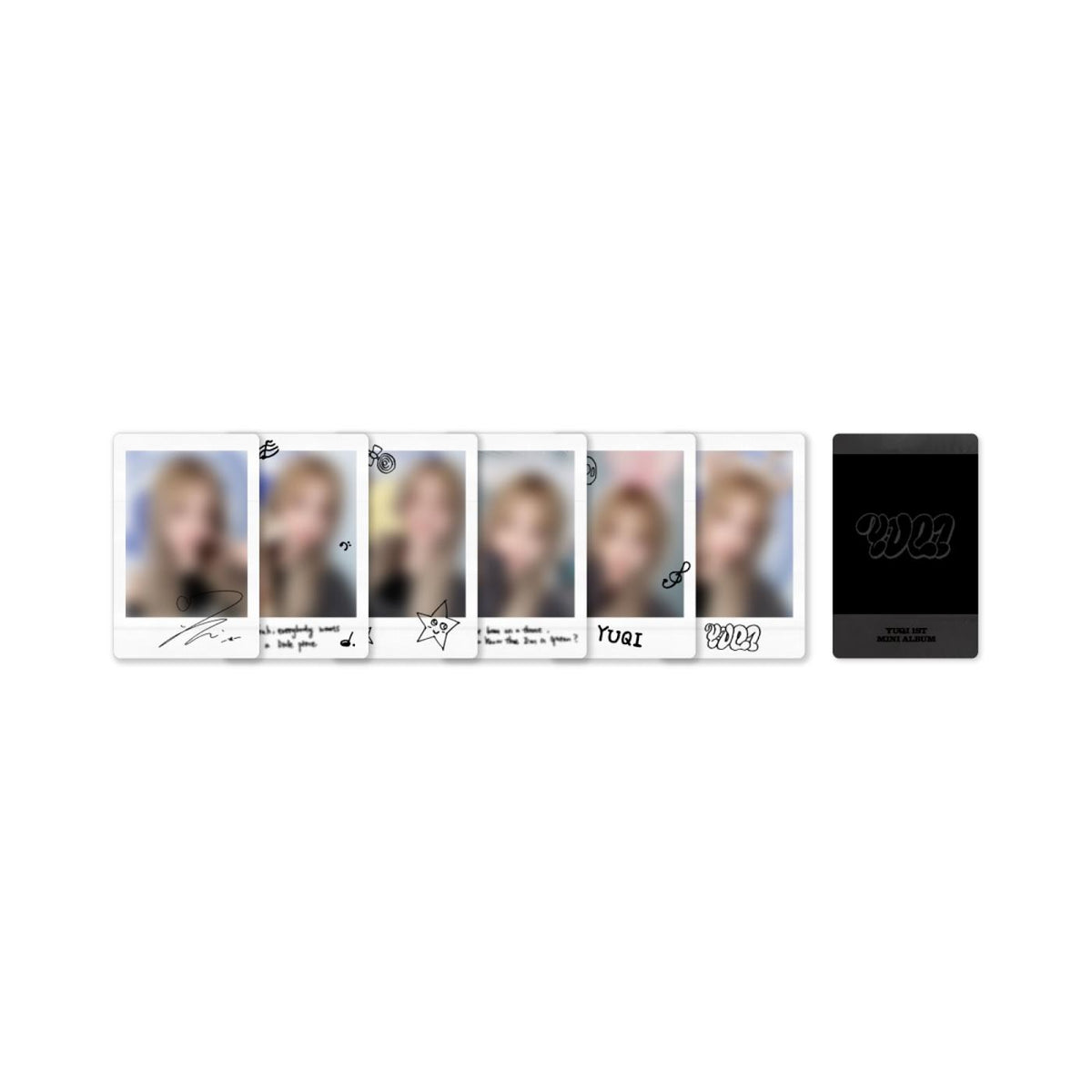 YUQI - [YUQ1] 1st Mini Album MD POLAROID PHOTO CARD SET – kpopalbums.com