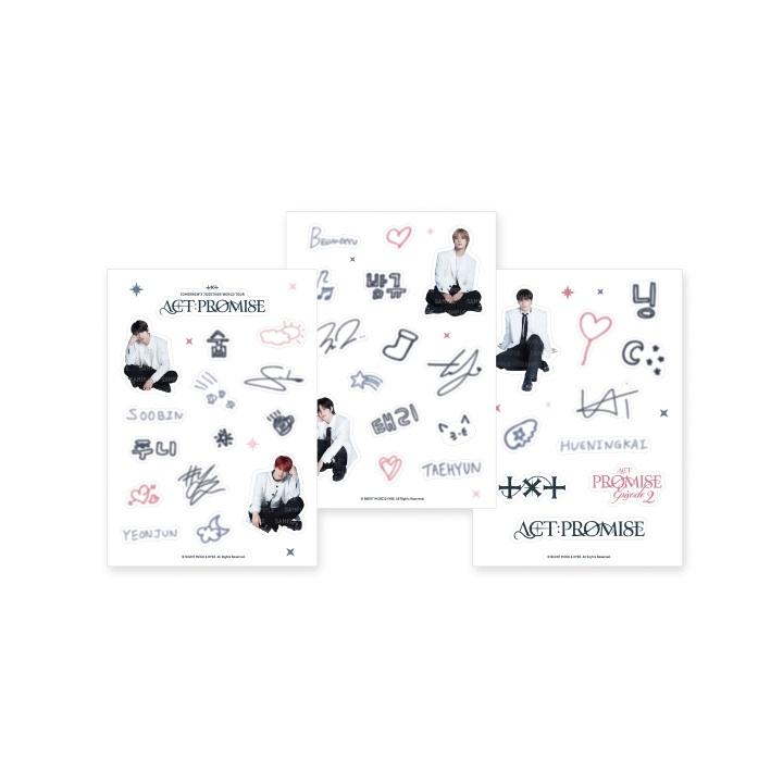 TXT - [ACT : PROMISE EP.2] WORLD TOUR OFFICIAL MD DECO STICKER ...