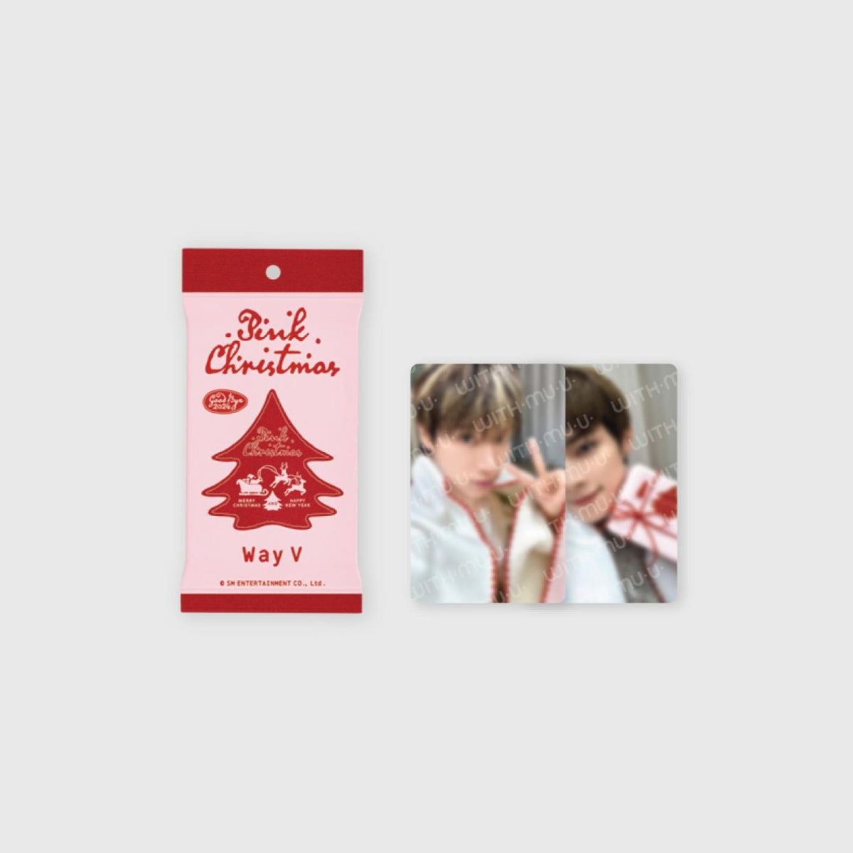 WayV - [2024 PINK CHRISTMAS] OFFICIAL MD PHOTOCARD RANDOM PACK ...