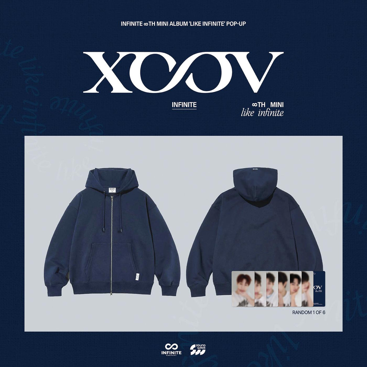 INFINITE - [LIKE INFINITE] (POP-UP STORE MD HOODIE ZIP-UP) – kpopalbums.com