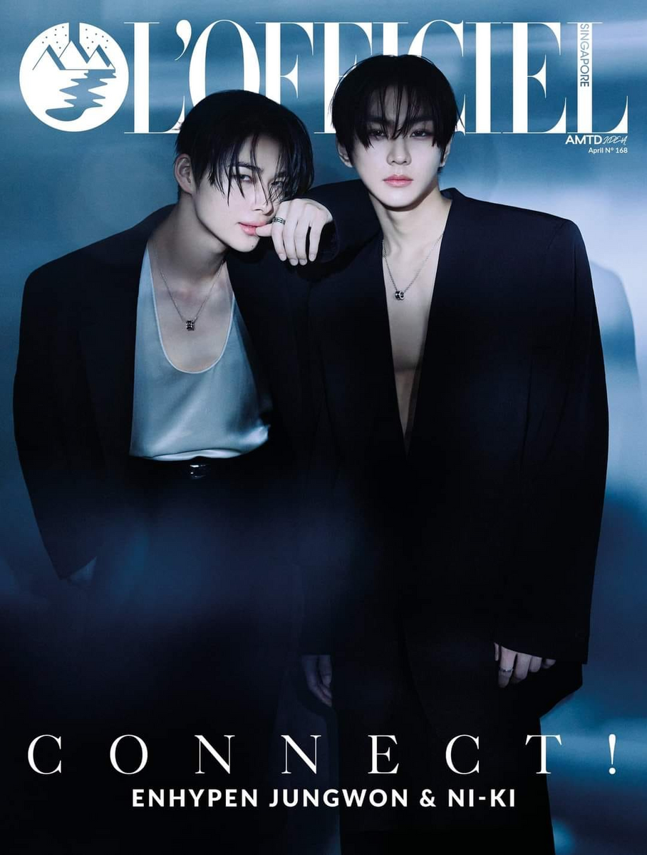 L'OFFICIEL - 2024.04 ENHYPEN JUNGWON, NI-KI A Type – kpopalbums.com