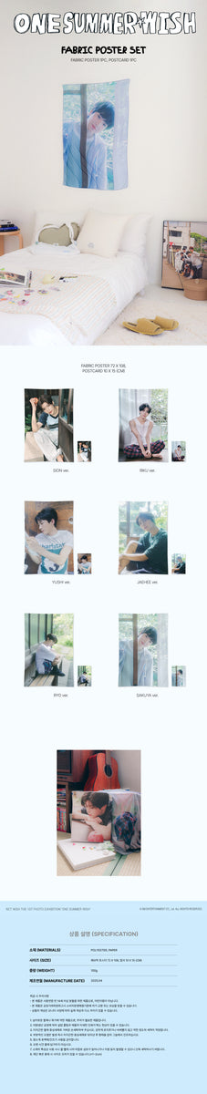 NCT WISH - [ONE SUMMER WISH] 1ST PHOTO EXHIBITION OFFICIAL MD FABRIC ...