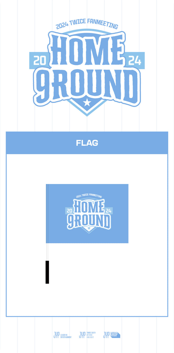 TWICE - [HOME 9ROUND] 2024 FANMEETING OFFICIAL MD TWICE FLAG ...