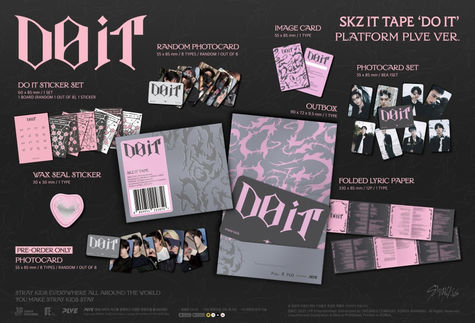 STRAY KIDS - [DO IT] SKZ IT TAPE PLATFORM PLVE Version – kpopalbums.com