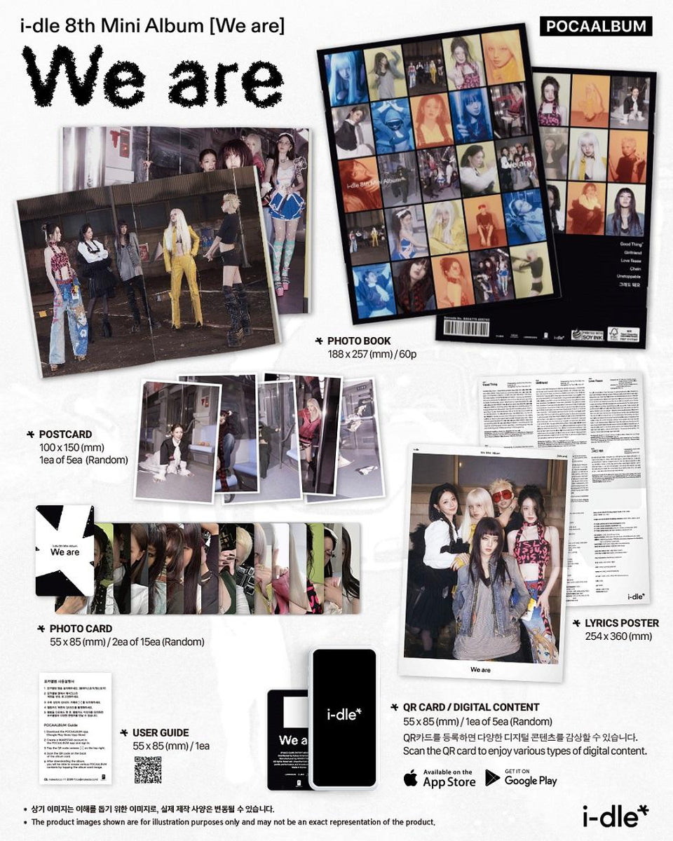 i-dle - [WE ARE] 8th Mini Album POCAALBUM (PHOTOBOOK) Version ...