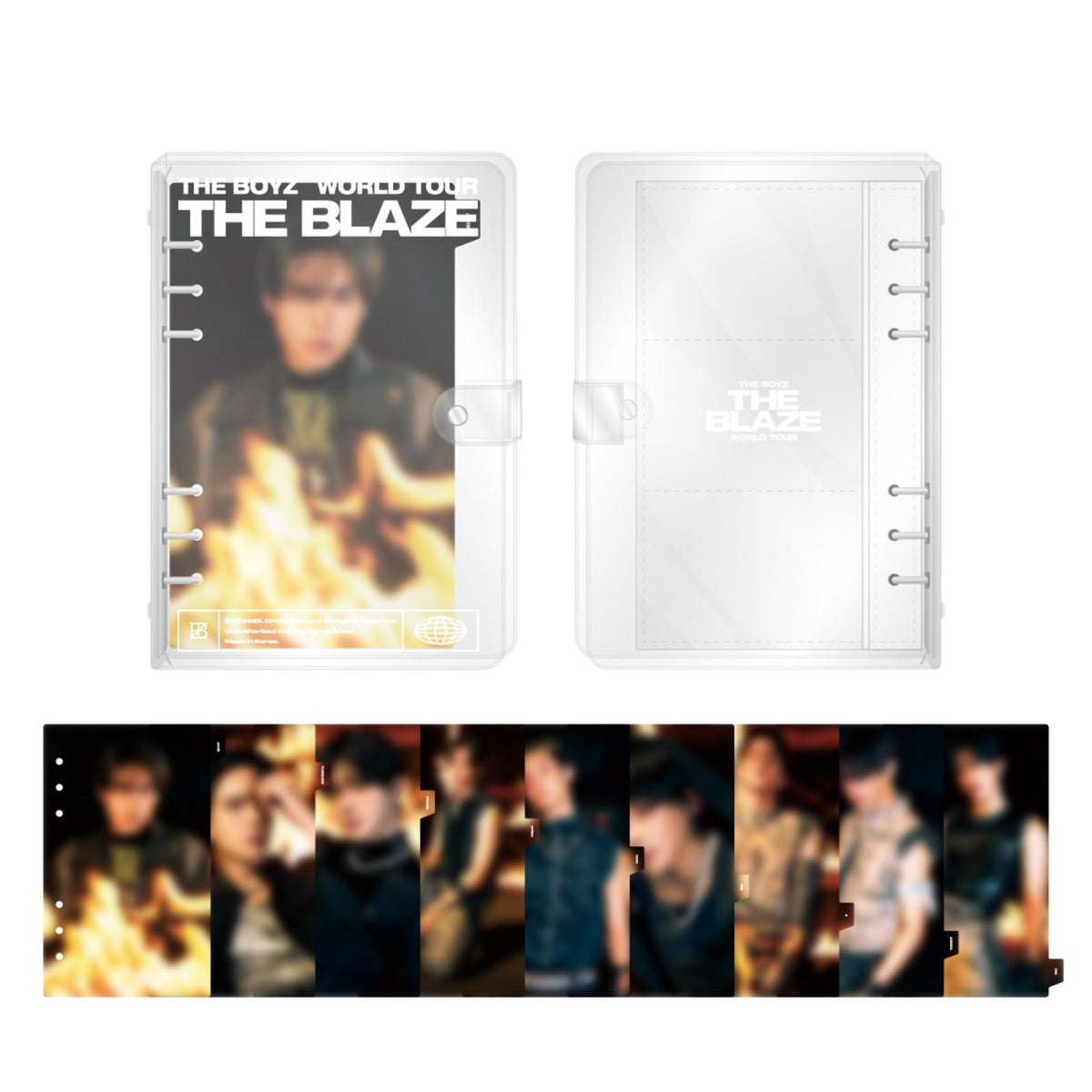 THE BOYZ - [THE BLAZE] WORLD TOUR in SEOUL MD PHOTOCARD BINDER INDEX S ...