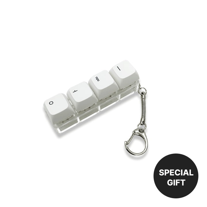JENNIE - [2025 OA 'ZEN SERIF' Merch] Pressable Keycap Keychain ...