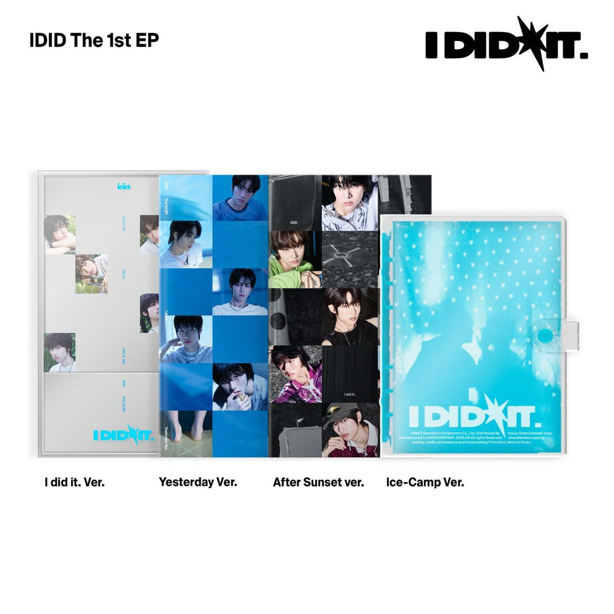 IDID - [I DID IT] (1st EP Album 4 Version SET) – kpopalbums.com