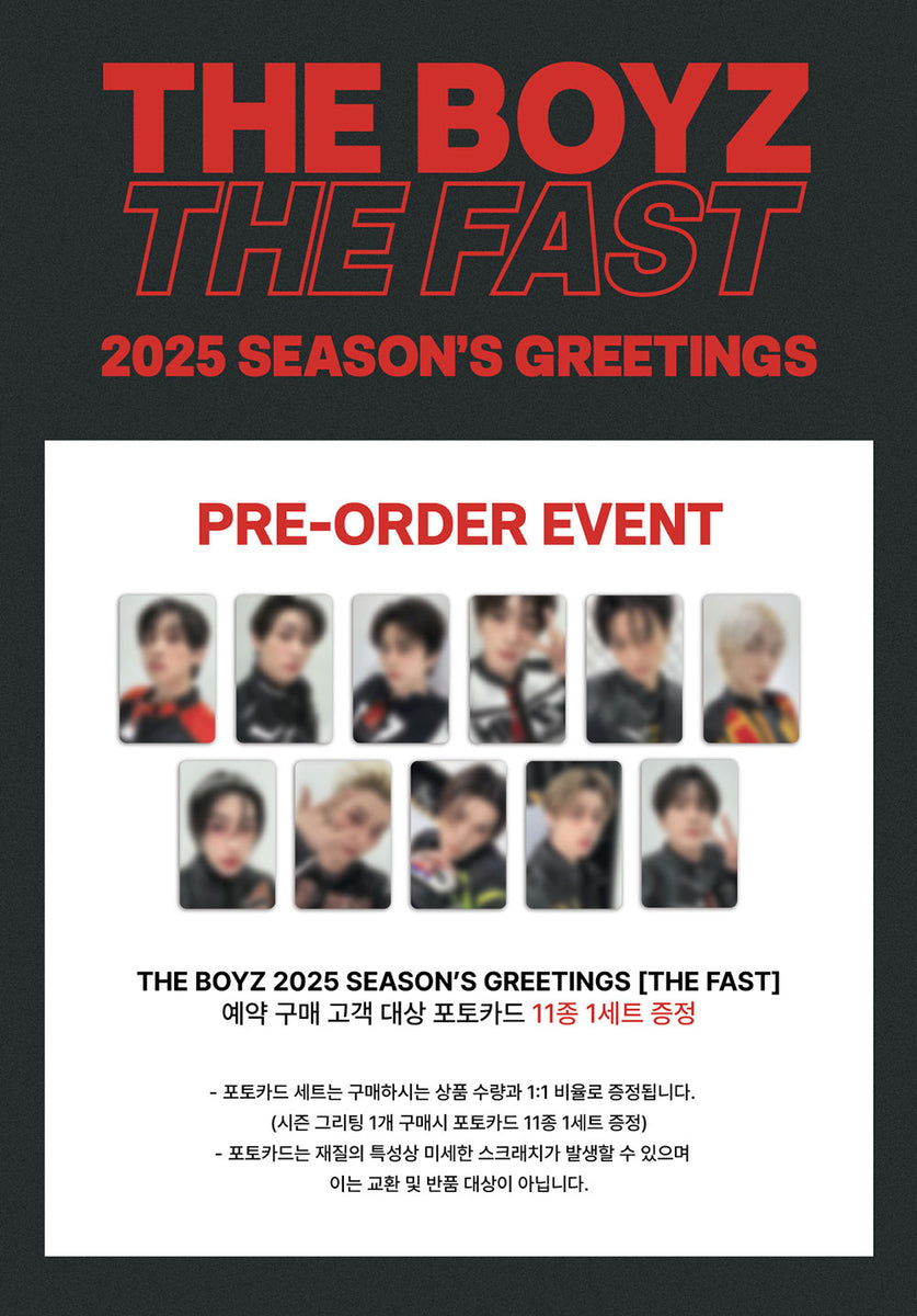 THE BOYZ - [THE FAST] 2025 SEASON'S GREETINGS – kpopalbums.com