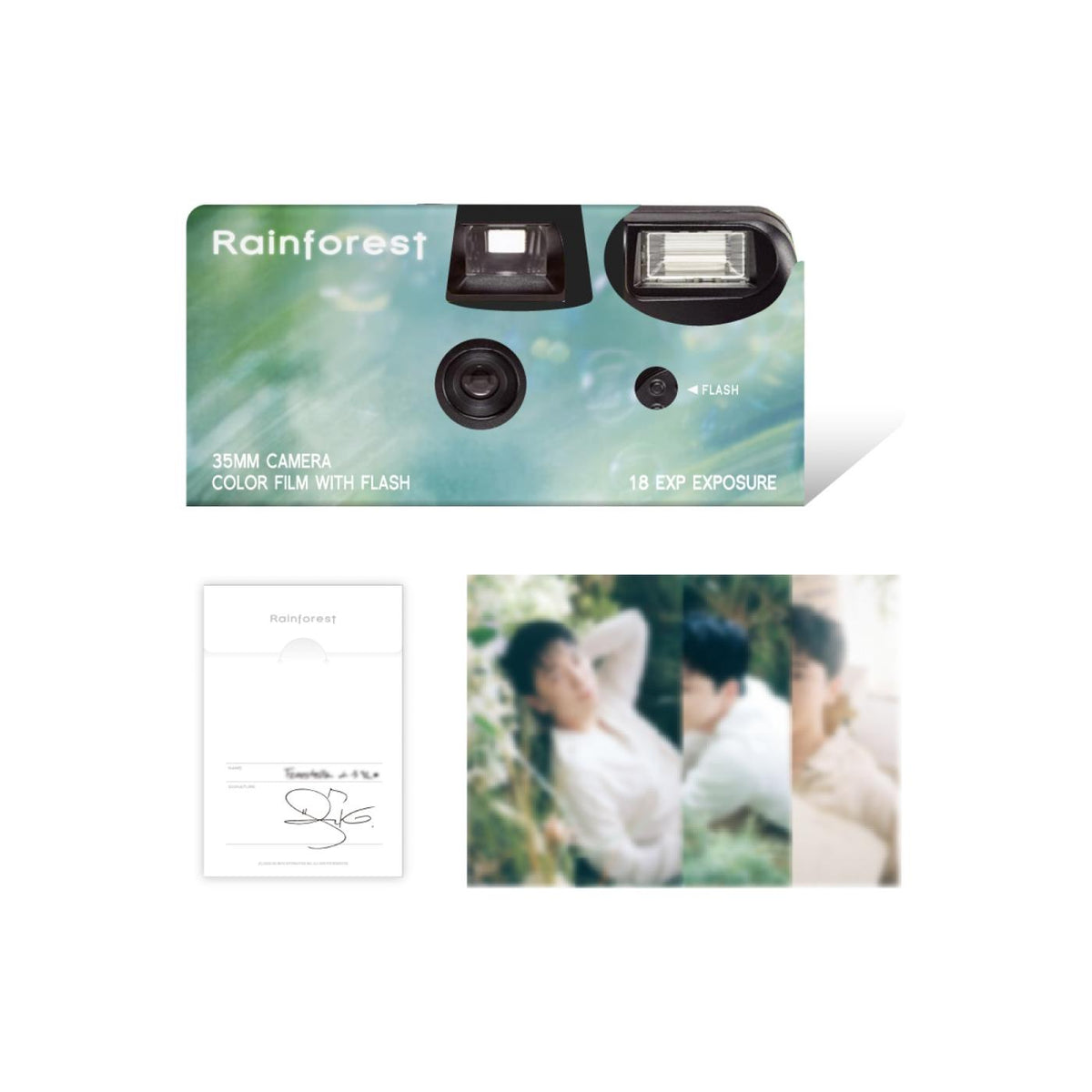 KO WOORIM - [Rainforest] FANMEETING OFFICIAL MD DISPOSABLE CAMERA SET ...