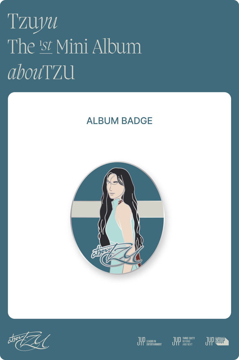 TZUYU (TWICE) - [abouTZU] OFFICIAL MD ALBUM BADGE – kpopalbums.com