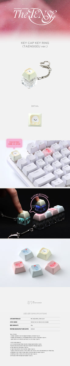 TAEYEON - [The TENSE] 2025 CONCERT OFFICIAL MD KEY CAP KEY RING (TAENG ...