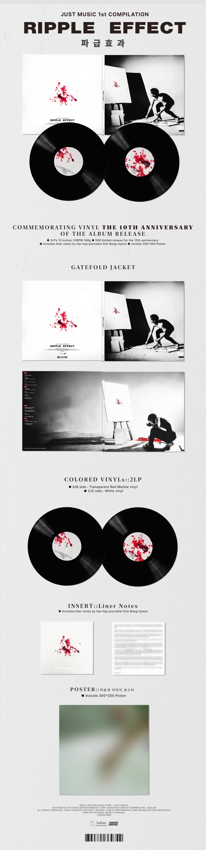 JUST MUSIC - [RIPPLE EFFECT / 파급효과] LP – kpopalbums.com