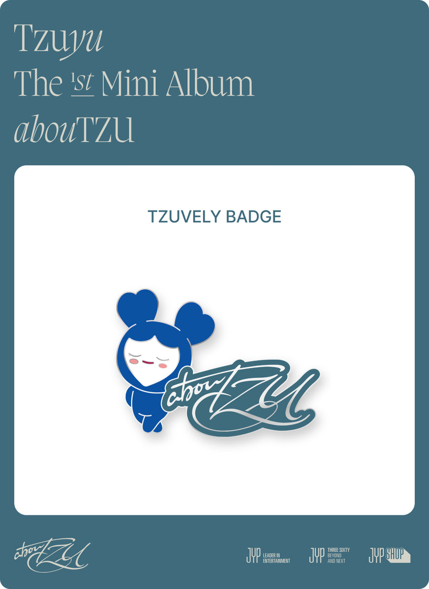 TZUYU (TWICE) - [abouTZU] OFFICIAL MD TZUVELY BADGE – kpopalbums.com
