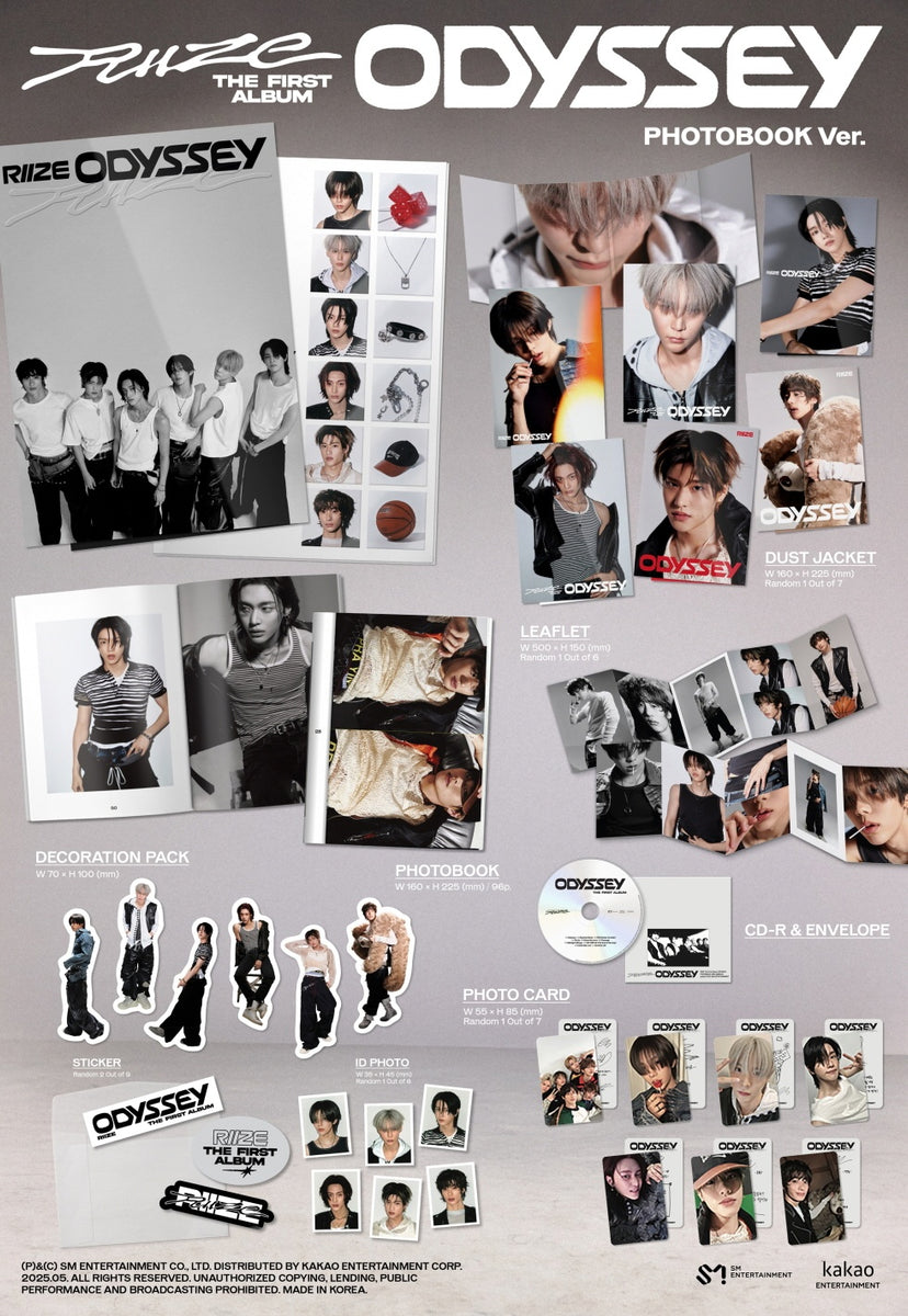 RIIZE - [ODYSSEY] 1st Album PHOTOBOOK ANTON Version – kpopalbums.com