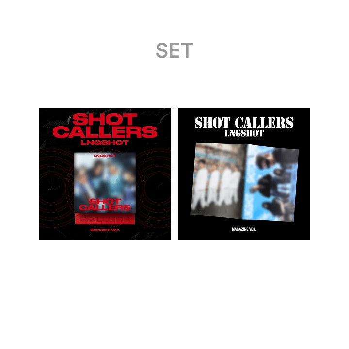 LNGSHOT - [SHOT CALLERS] EP Album STANDARD + MAGAZINE Version SET ...