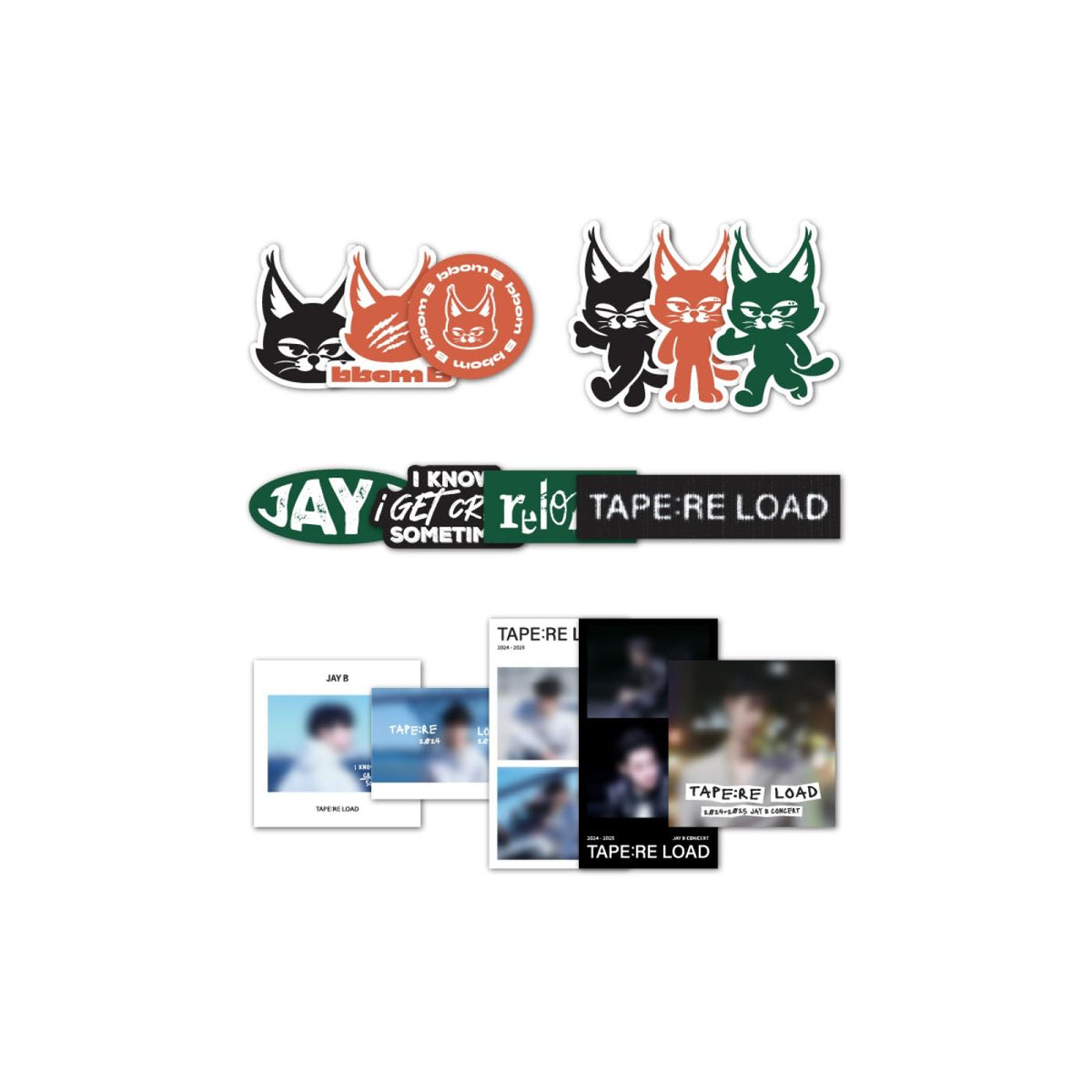 JAY B - [TAPE:RE LOAD] 2024-2025 CONCERT IN SEOUL OFFICIAL MD STICKER ...