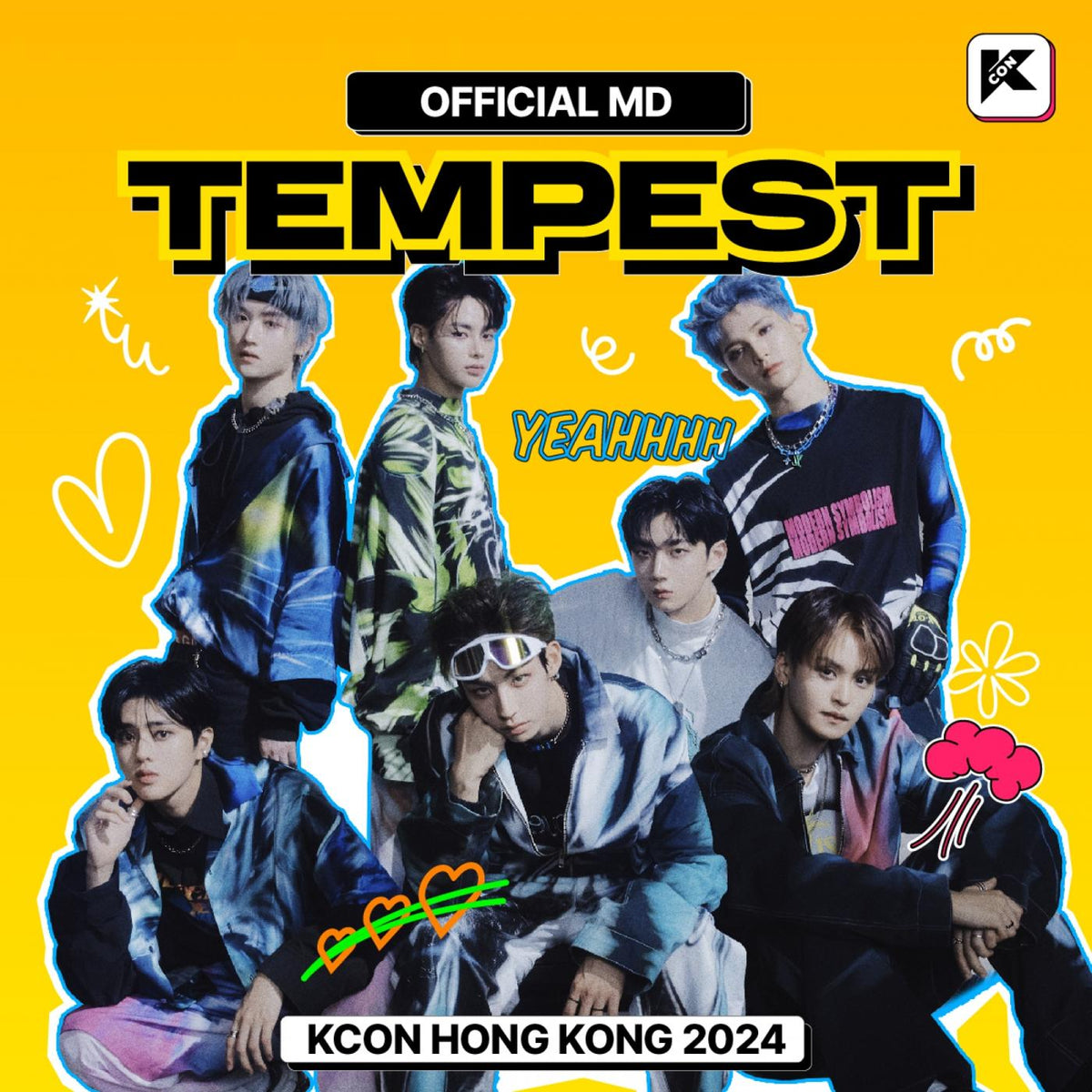 TEMPEST - [KCON HONG KONG 2024] OFFICIAL MD – kpopalbums.com