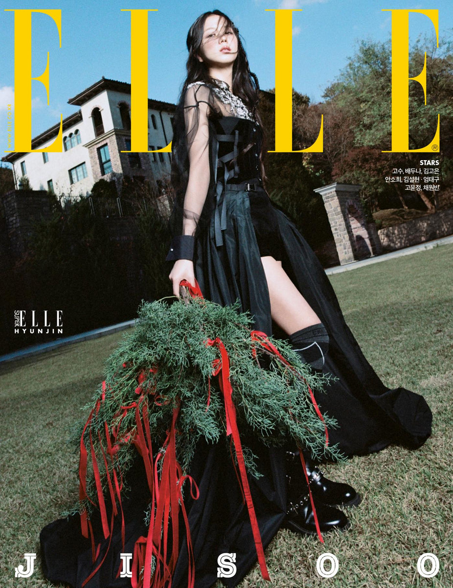 ELLE - 2024.12 JISOO D Type (Super ELLE Book-in-book Stray Kids HYUNJI ...