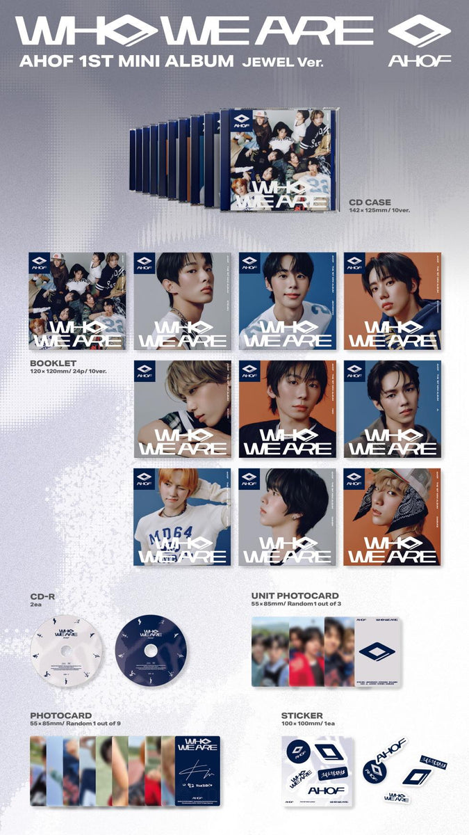 AHOF - [WHO WE ARE] 1st Mini Album JEWEL GROUP Version – kpopalbums.com