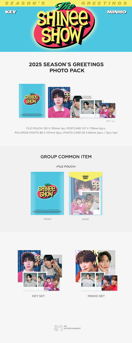 SHINee - [2025 SEASON'S GREETINGS] OFFICIAL MD PHOTO PACK – kpopalbums.com