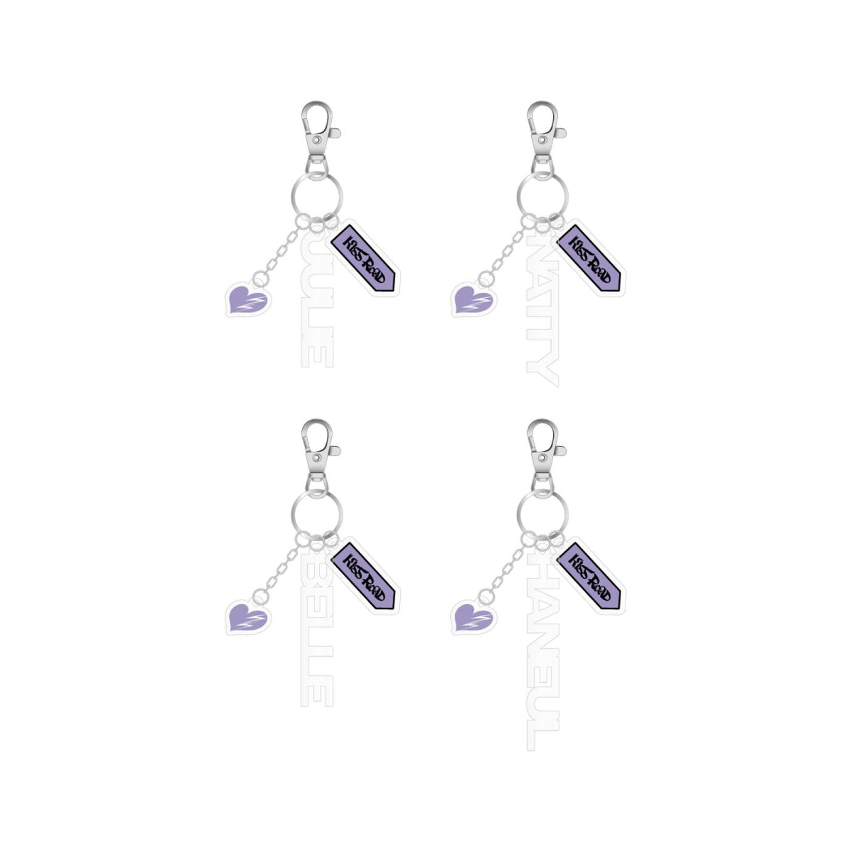 KISS OF LIFE - [KISS ROAD] 1ST WORLD TOUR OFFICIAL MD NAME KEY RING ...
