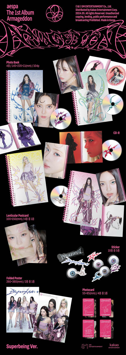 aespa - [ARMAGEDDON] 1st Album SUPERBEING Version NINGNING Cover ...