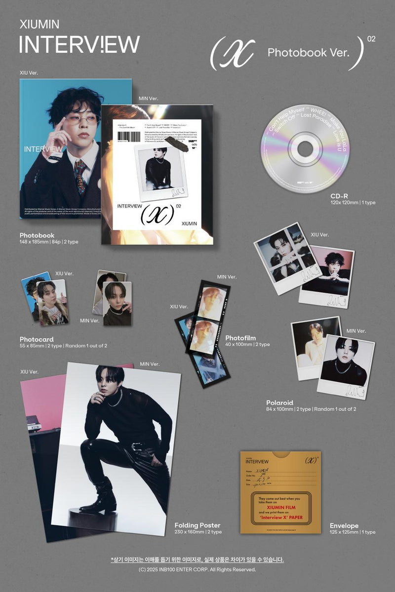 XIUMIN - [INTERVIEW X] Album PHOTOBOOK XIU Version – kpopalbums.com