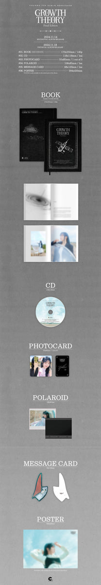 YOUNHA - [GROWTH THEORY : Final Edition] 7th Album Repackage ...