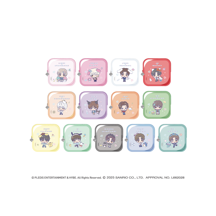 SEVENTEEN - [SEVENTEEN x SANRIO CHARACTERS] 2nd Collab Square Pouch ...