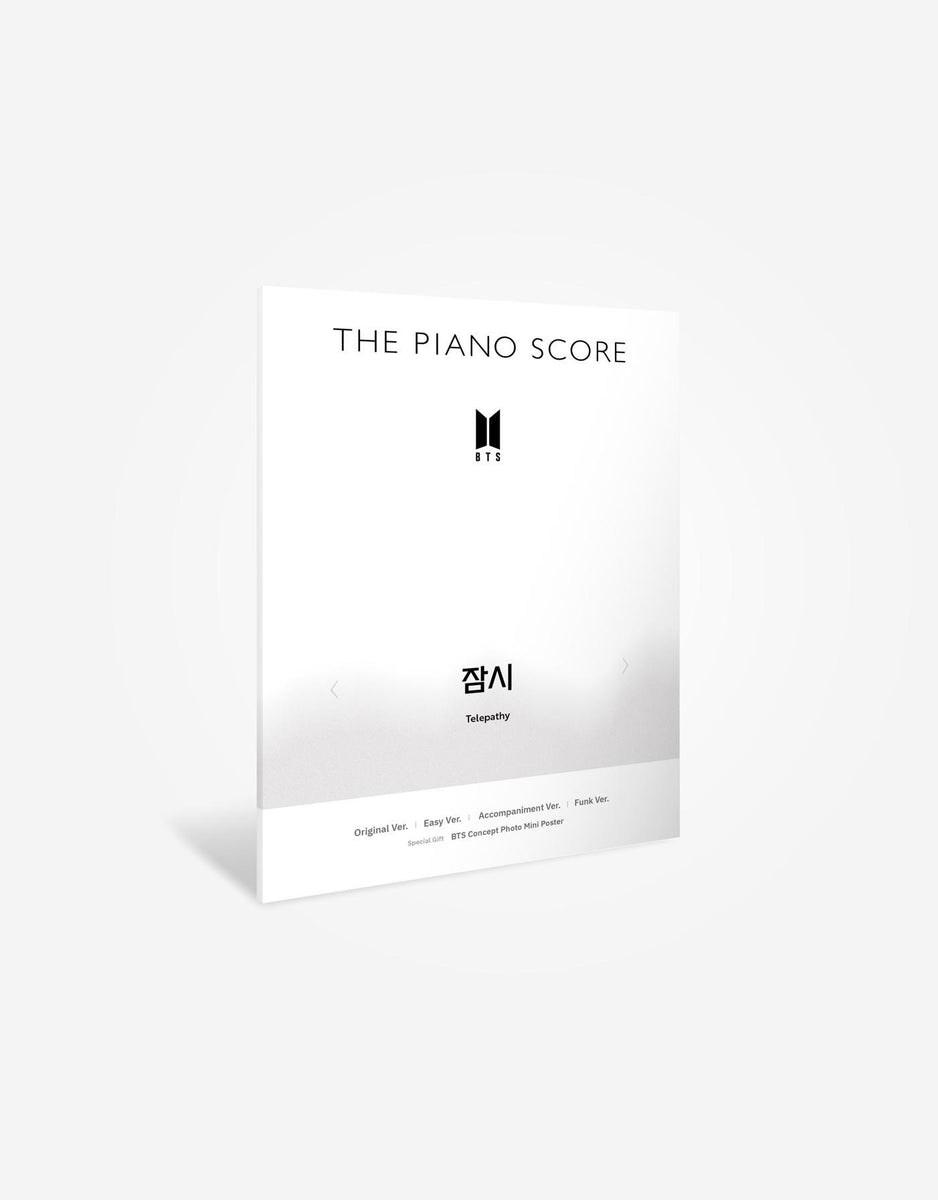 BTS - [TELEPATHY] THE PIANO SCORE – kpopalbums.com