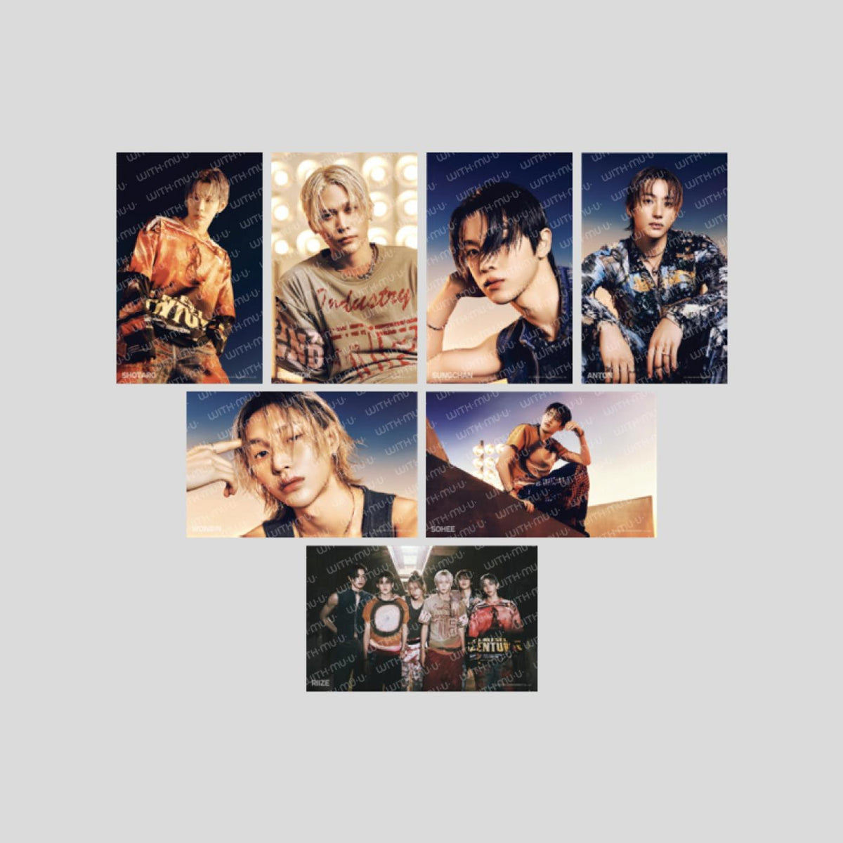 RIIZE - [RIIZING] 1st Mini Album OFFICIAL MD 4X6 PHOTO SET B Version ...