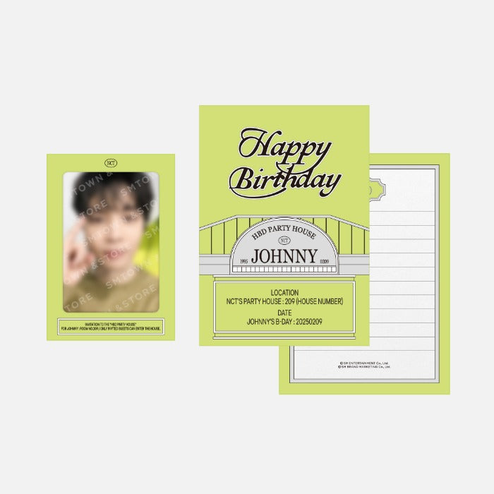JOHNNY - [ARTIST BIRTHDAY] OFFICIAL MD PARTY CARD – kpopalbums.com