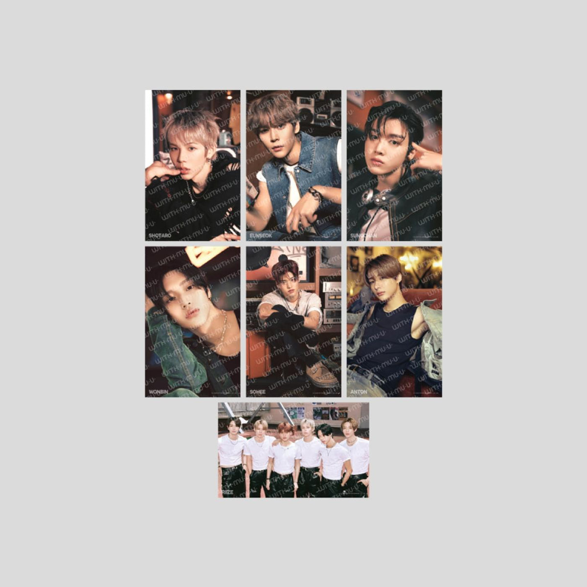 RIIZE - [RIIZING] 1st Mini Album OFFICIAL MD 4X6 PHOTO SET C Version ...