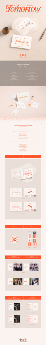 TXT - [MINISODE 3: TOMORROW] WEVERSE ALBUMS A Version – kpopalbums.com