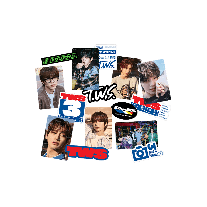 TWS - [TRY WITH US] (OFFICIAL MD Photo Card Sticker Set) – kpopalbums.com