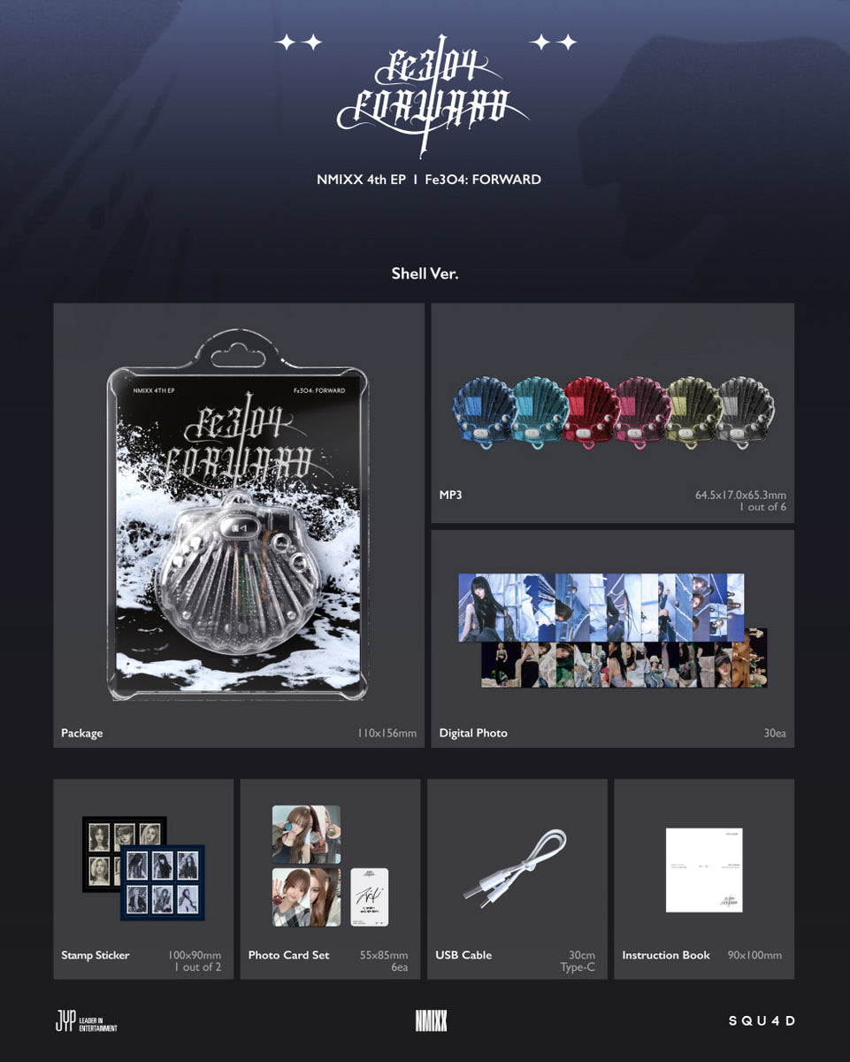 NMIXX - [FE3O4: FORWARD] 4th EP Album SHELL Version – kpopalbums.com