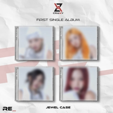 CRAXY - [RE_] 1st Single Album Jewel Case RE_ARM Version – kpopalbums.com