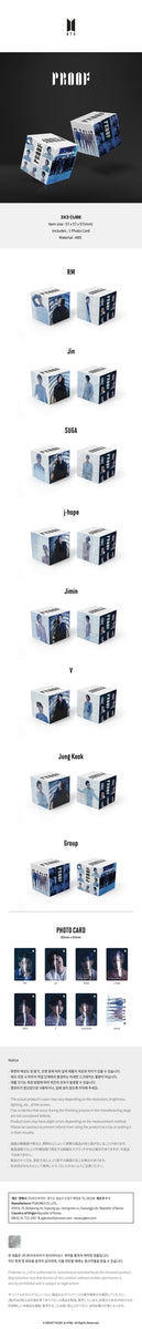 BTS - [Proof] OFFICIAL MD 3x3 Cube – kpopalbums.com