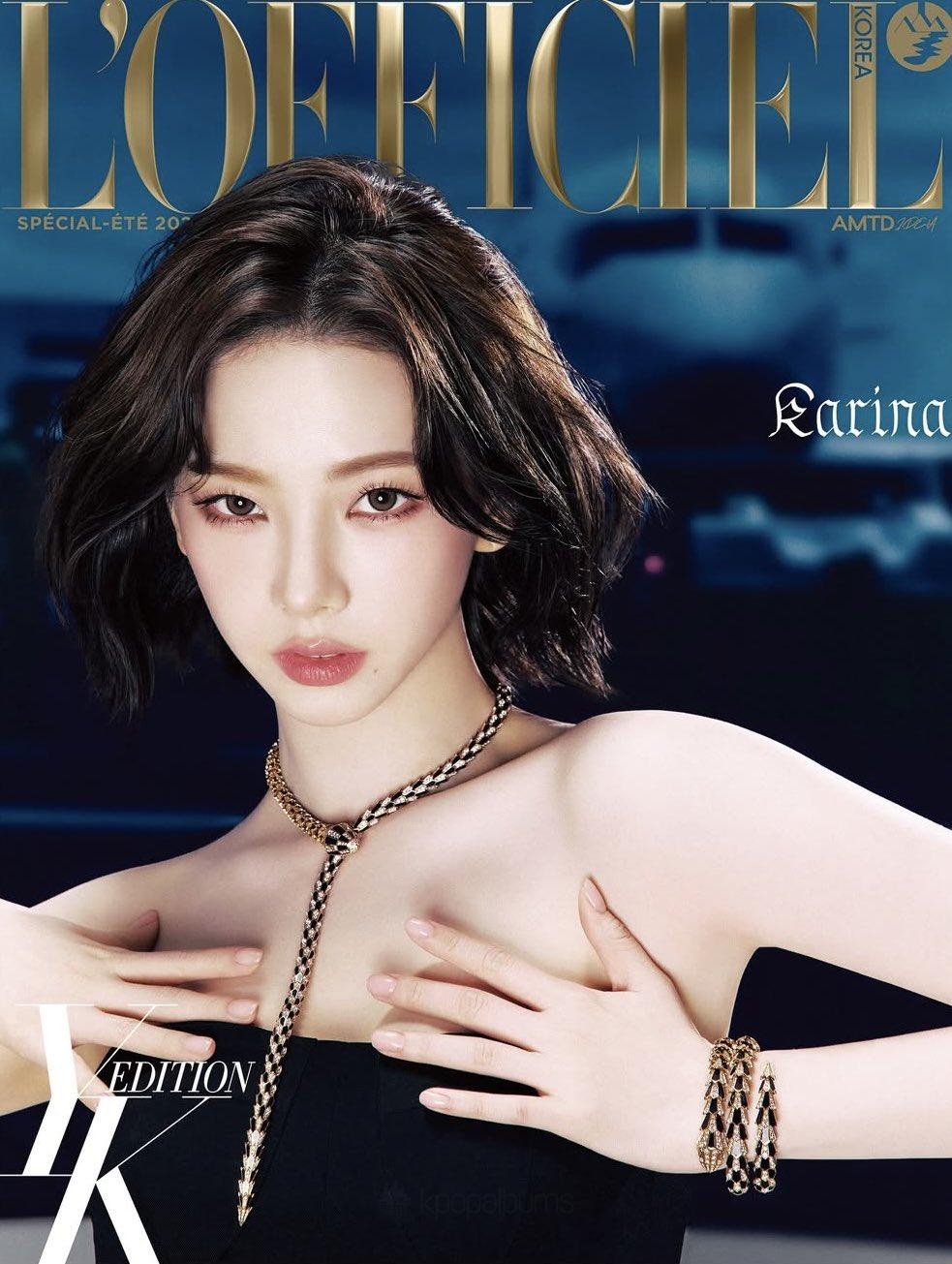 L'OFFICIEL KOREA - 2025 Femme YK Edition Summer Special KARINA A Type – kpopalbums.com