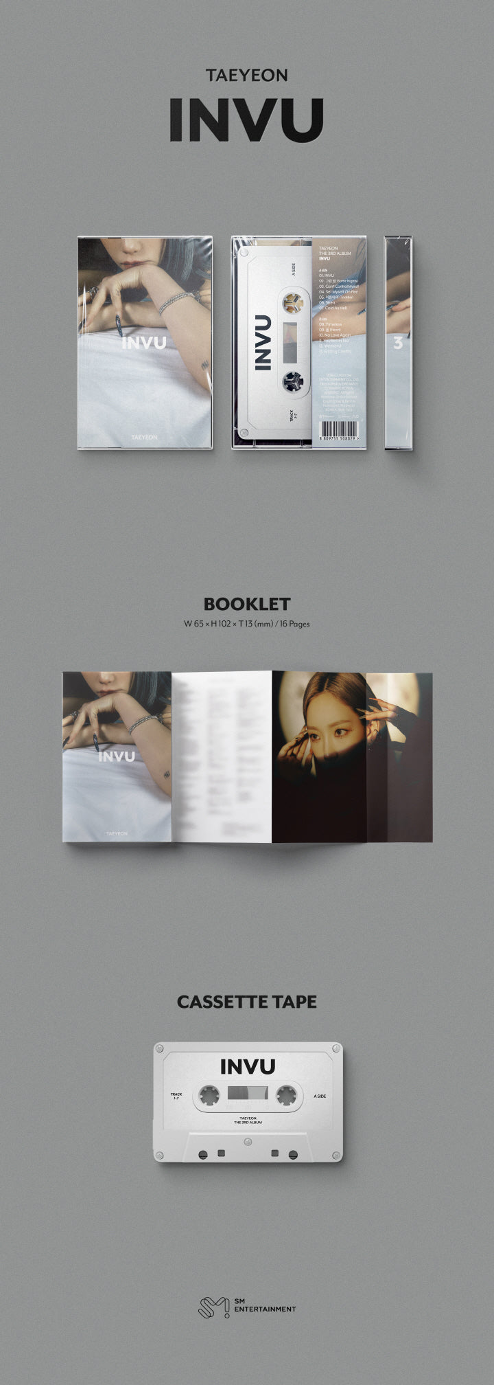 TAEYEON - [INVU] (3rd Album TAPE Version) – kpopalbums.com
